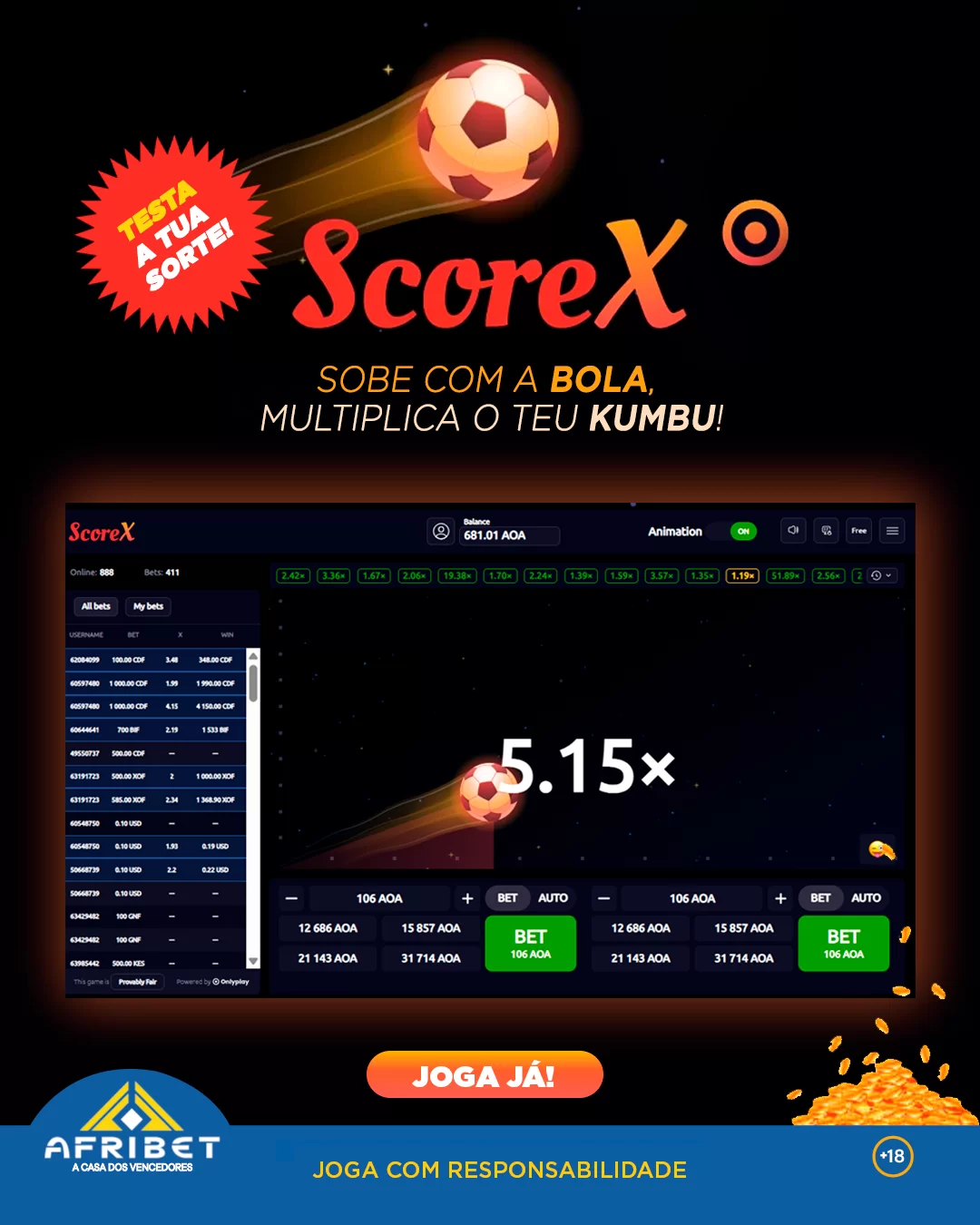 Afribet - Casa de Apostas Desportivas e Jogos Online